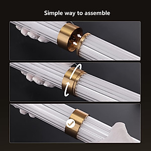 Modern Chandelier Gold LED Pendant Light, Adjustable Gold Linear Chandeliers, Dimmable Island Light, Easy Install Hanging Light Fixture,Ceiling Light for Office Dining Room Kitchen Bedroom Living Room