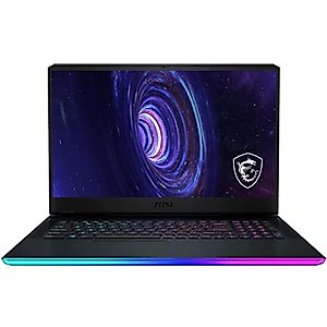 MSI GE76 Raider 17.3" FHD 144Hz Gaming Laptop - 11th Gen Intel Core i7-11800H up to 4.60GHz Processor, 64GB RAM, 8TB (2 x 4TB) NVMe SSD, GeForce RTX 3060 Graphics, Windows 11 Pro, Titanium Blue