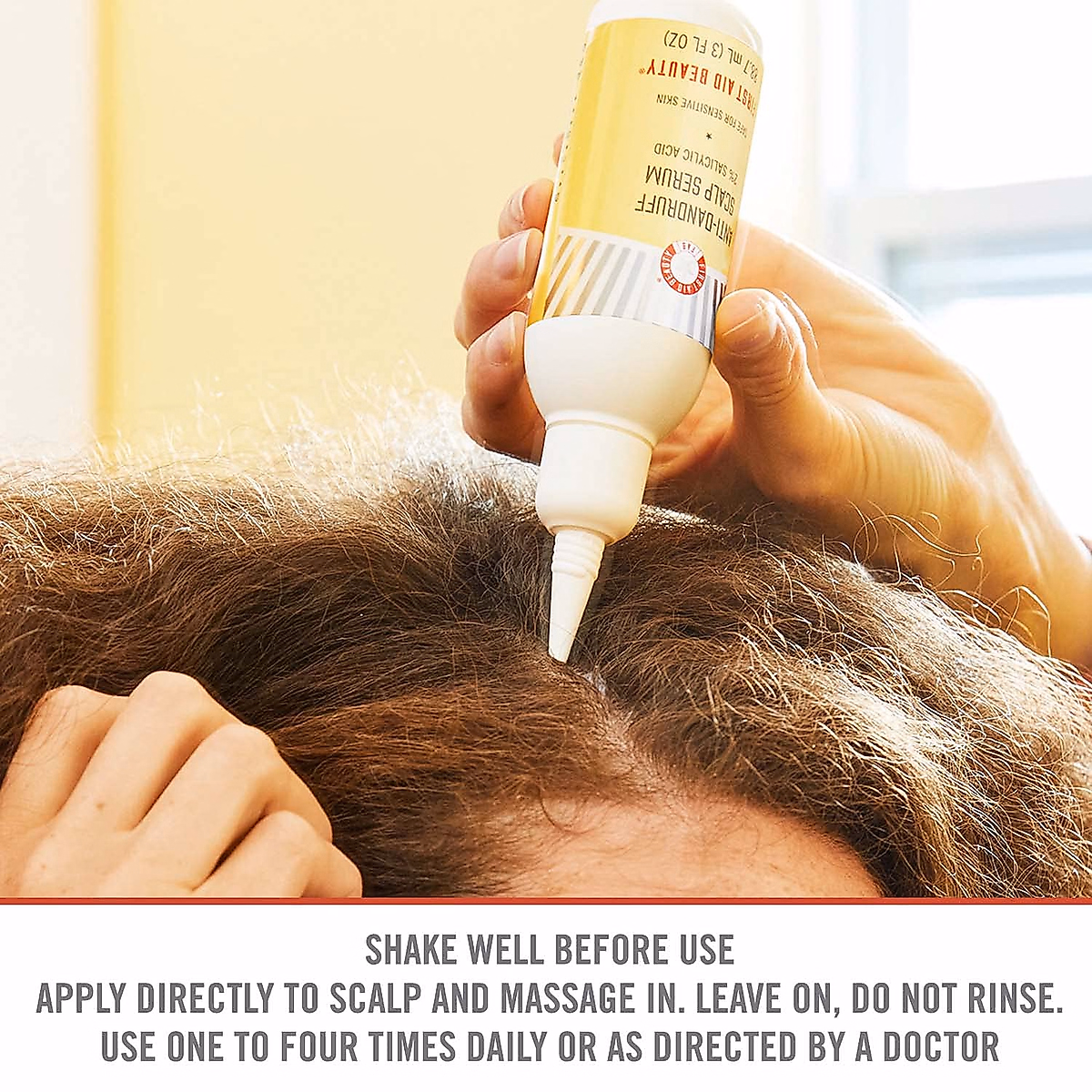 First Aid Beauty FAB Anti-Dandruff Scalp Treatment – Fights Dandruff, Instantly Soothes Dry Scalp – 3 oz