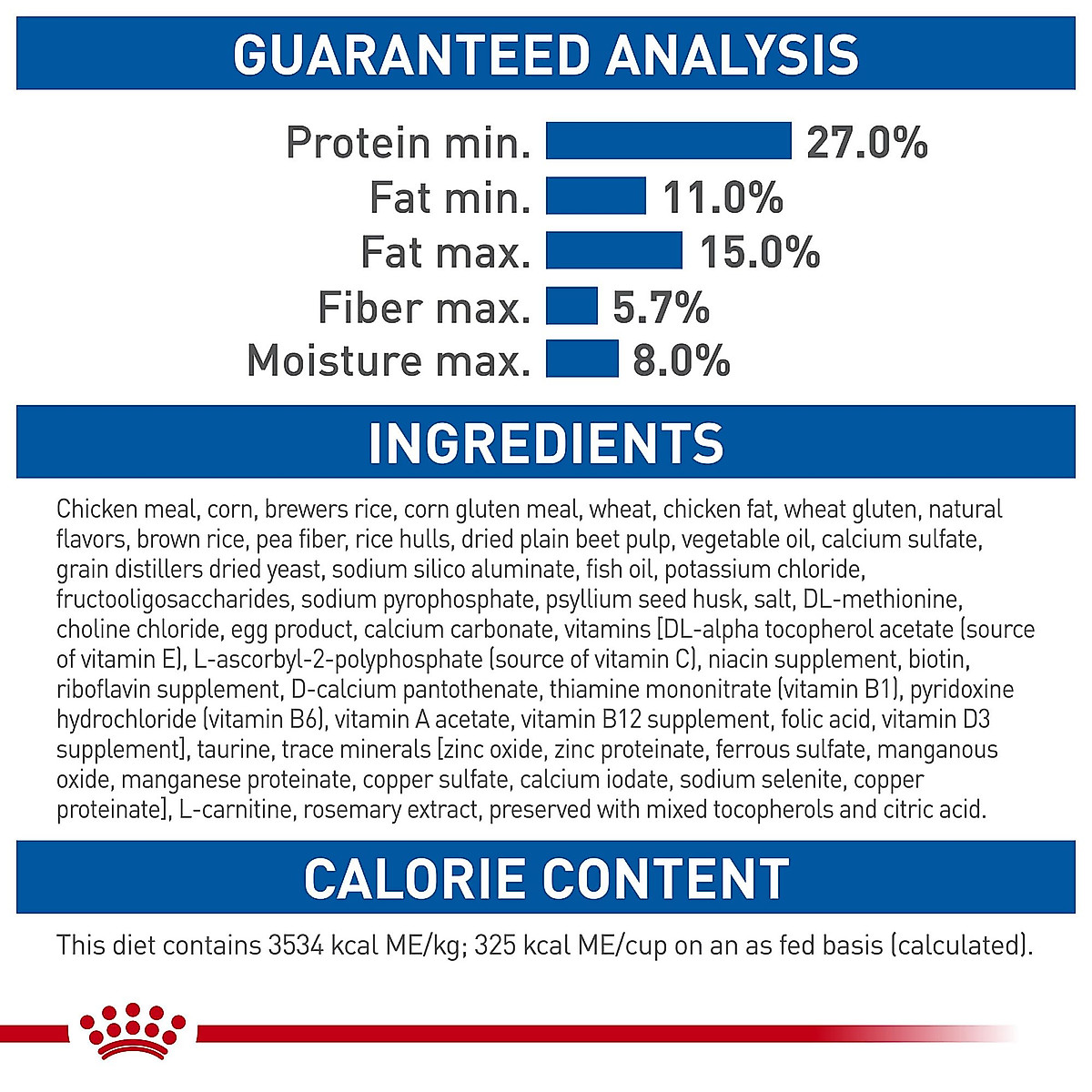 Royal Canin Feline Health Nutrition Dry Indoor Cat Food, Supports Healthy Weight, Digestive Health and Hairball Management, 3 lb Bag