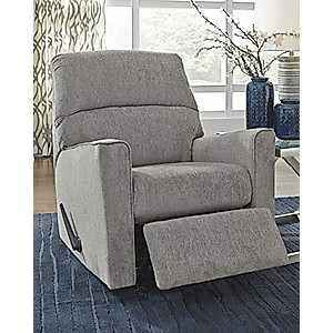 Signature Design by Ashley Altari Rocker Recliner, Gray