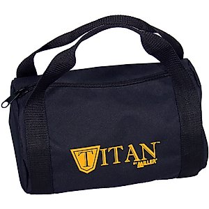 Miller Honeywell Safety Products Titan by T702B/BK Light-Duty Equipment/Accessory Carrying Bag with Titan Logo, Black