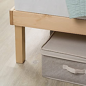 ZINUS Robin Wood Platform Bed Frame with Headboard / Wood Slat Support / No Box Spring Needed / Easy Assembly, King