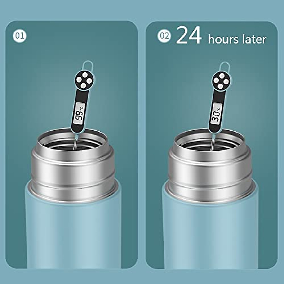 SEASD BPA FREE Thermos Bottle Cup 316 Stainless Steel Double Wall Insulated Vacuum Flasks Keep Cold Hot Water Thermoses