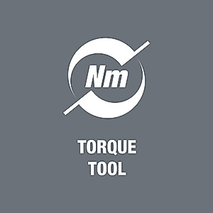 WERA 05075670001 Click-Torque XP 1 pre-Set Adjustable Torque Wrench for Insert Tools, 2.5-25 Nm, 2.5 Nm, 9x12 x 2.5 Nm x 2.5-25 Nm