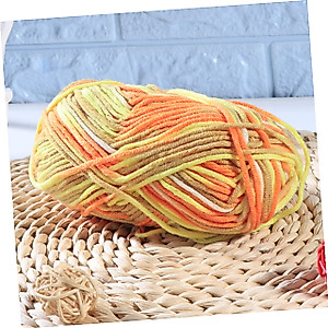 Homoyoyo Yarn for Knitting Thick Knitting Yarn Chunky Yarn Knitting Yarn Soft Black Yarn Super Saver Yarn Green Black Purple red Blue Yellow Yarn Cotton Yarn White Yarn Baby Scarf