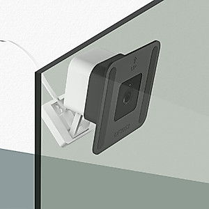 HOLACA Window Mount for Wyze Cam v3, Flexible Mount for Wyze Cam V3 (Black 2Pack)