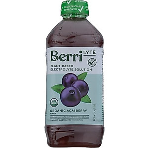 Berri Lyte Organic Acai Berry Electrolyte Solution, 1.1 QT