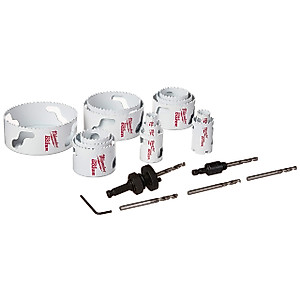 Milwaukee 49-22-4105 Master Electricians Ice Hardened Hole Saw Kit 19 Piece