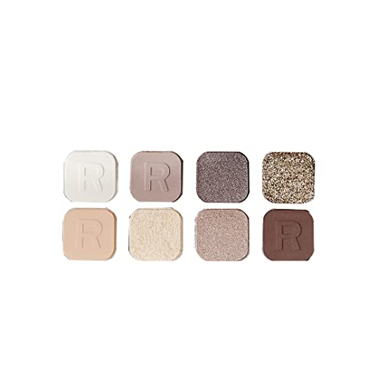 Makeup Revolution, Forever Flawless Dynamic, Eyeshadow Palette, Serenity, 8 Shades, 8g