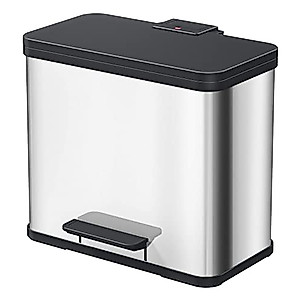 Hailo 0630-200 Öko Duo Plus L, Stainless Steel, Edelstahl