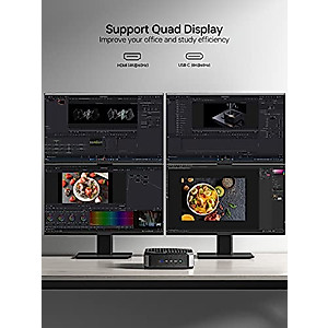 MINISFORUM Neptune HX99G Mini PC AMD Ryzen 9 6900HX 32GB DDR5 1TB SSD AMD Radeon RX 6600M Mini Gaming PC Wi-Fi 6E/BT5.2, 2xHDMI, 2X USB4 Port, 2X Slot PCIe/Sata SSD, 5X USB3.2 Port