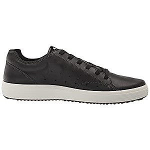 ECCO Men's Soft 7 Cloud Sneaker, Black, 8-8.5