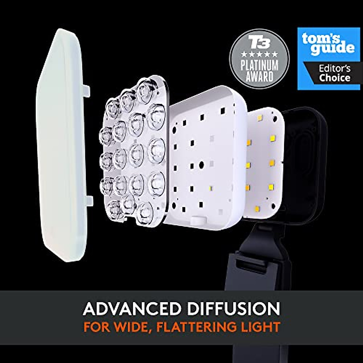 Logitech for Creators Litra Glow Plus StreamCam Bundle with Litra Glow Premium LED Streaming Light with TrueSoft, StreamCam Premium HD Webcam, Full HD 1080p 60 fps, Desktop Tripod Stand — Graphite