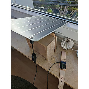 6W Solar Panel, 5V/1A Mini USB Solar Panel,IP67 Waterproof Monocrystalline Module DIY Solar Panel Kit with PET Material for Smart Phone, Small Fans Monitor Outdoor Security Camera