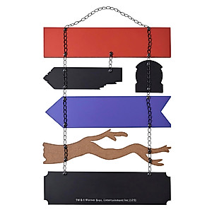 Spirit Halloween Harry Potter Welcome to Hogwarts Direction Sign | Officially Licensed