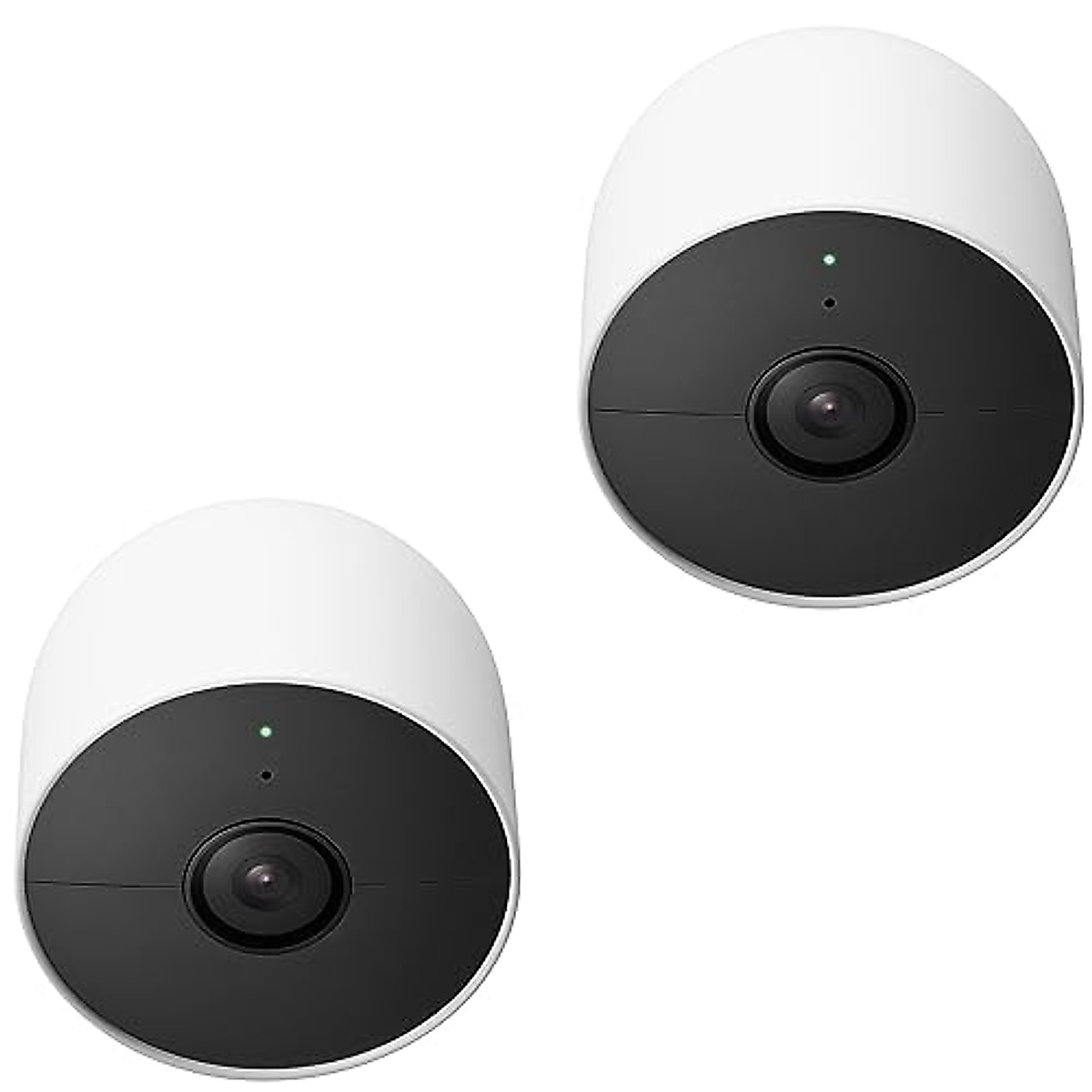 Google Nest Cam Outdoor or Indoor, Battery Wireless Camera - 2nd Gen (Two Cameras - Wire Free)