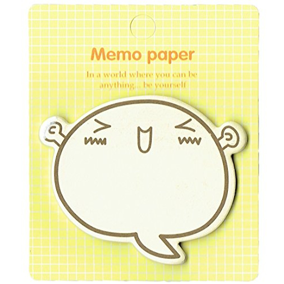 Cute Sticky Note Pads - Smiling Expressions - Pack of 4 - Fun Sticky Notes