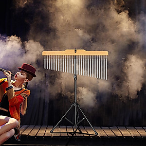 MUSCELL 36-Bar Chimes Percussion Music Instruments with Mounting Stand