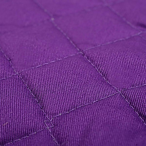 100% Cotton Potholders Kitchen Everyday Basic Terry Pot Holder Heat Resistant Large Coaster Hot Pads Kit Trivets Set for Cooking and Baking Set of 6 Grape