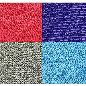 4 Pack Mop Head Replacements Mop Pads Microfiber Cleaning Pads for Most Spray Mops and Reveal Mops, Wet & Dry Home & Commercial Cleaning.