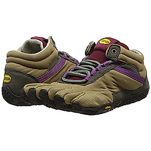 Vibram Five Fingers Women's Trek Ascent Insulated Trail Hiking Shoe (39 EU/8-8.5, Khaki/Grape)