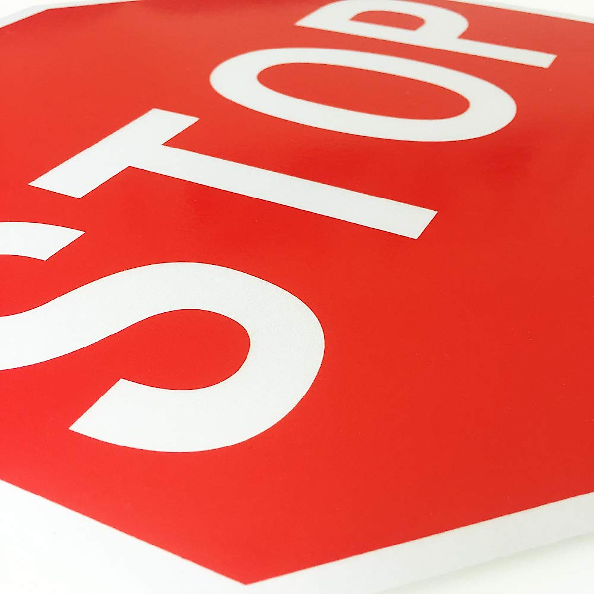 Stop Sign, Street Traffic Warning Reflective Signs, 12"x 12" Octagon Rust Free Aluminum Sign, UV Protected, Weather/Fade Resistant, Indoor/Outdoor Use