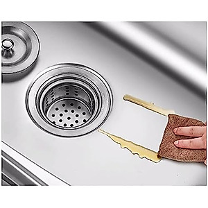 Small Single Tank Stainless Steel Sink,Simple Single Basin，Hanging Art Wash Basin Wall Hung for Garden Restaurant