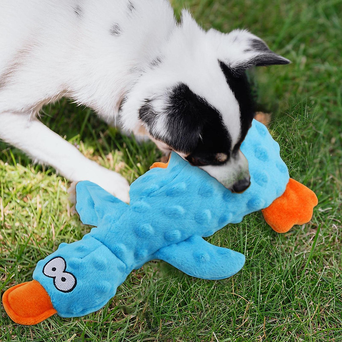 SFALCI Pet Sound Plush Duck Toy, Squeaky Dog Toys Duck Dog Toys for Aggressive Chewer, Tough Plush Dog Toys for Large Dogs, Squeaky Duck Dog Toy | Pet Toys for Puppy