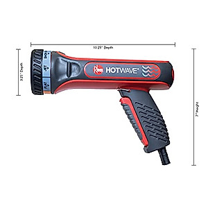 Rheem HotWave Multipurpose Heated Hose Nozzle Sprayer, Red