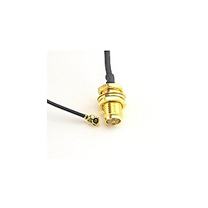 ZhenJiang Saide Electronics 2PCS U.FL Mini PCI to RP-SMA Pigtail Antenna WiFi Cable 6‘’