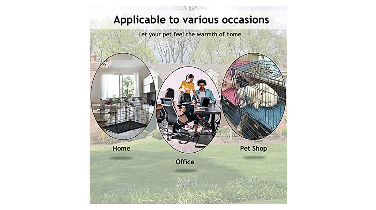 48 inch Dog Cage Large XXL Dog Crates for Large Dogs Folding Dog ...