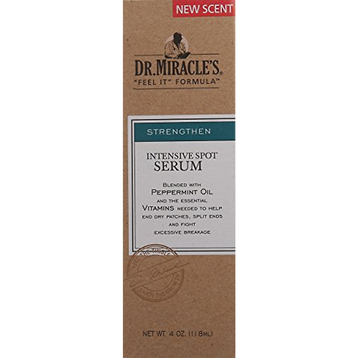 Dr. Miracle's Intensive Spot Treatment Hair Serum for Scalp, 4 Oz