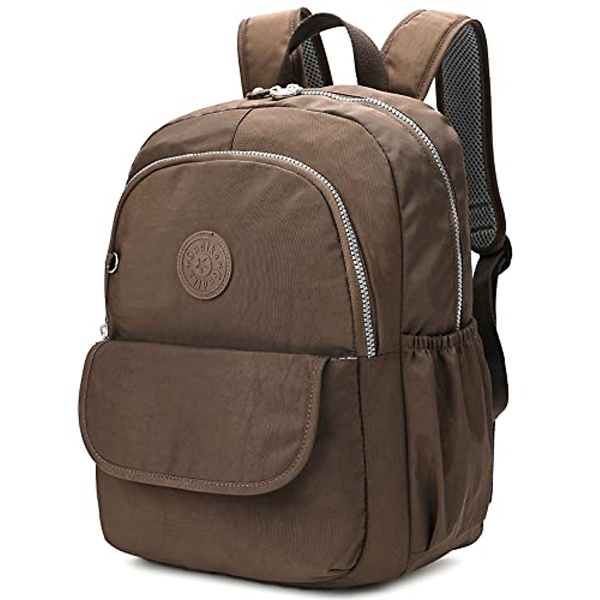 Vendra Moka Compact Hiking Nylon Waterproof Laptop Backpack Purse for Women and Men, Small Lightweight Travel Casual Outdoor Dayback