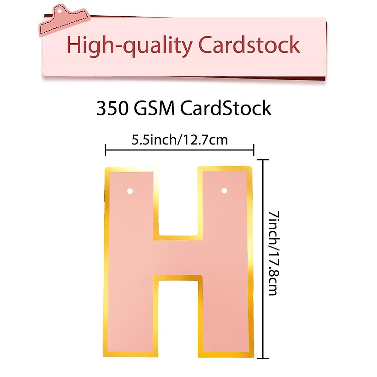 Happy Birthday Banner, Pre-Strung Happy Birthday Sign, Macaron Birthday Banner, Pastel Birthday Party Decorations, Birthday Decorations for Girls, Women, Baby Shower, Birthday Party Supplies(No DIY)