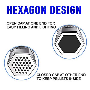 SameTech Pellet Smoker Tube 12’’ Stainless Steel Perforated BBQ Pellet Smoker Tube - 5 Hours of Billowing Cold Smoke for for Any Grill or Smoker, Hot/Cold Smoking (12 Inch)