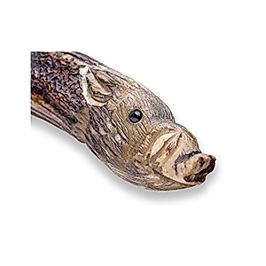 Joker Collection knife CTJ101, hand-carved deer horn handle, 9.84 inches MOVA Steel blade, presentation box, tool for fishing, hunting, camping and hiking