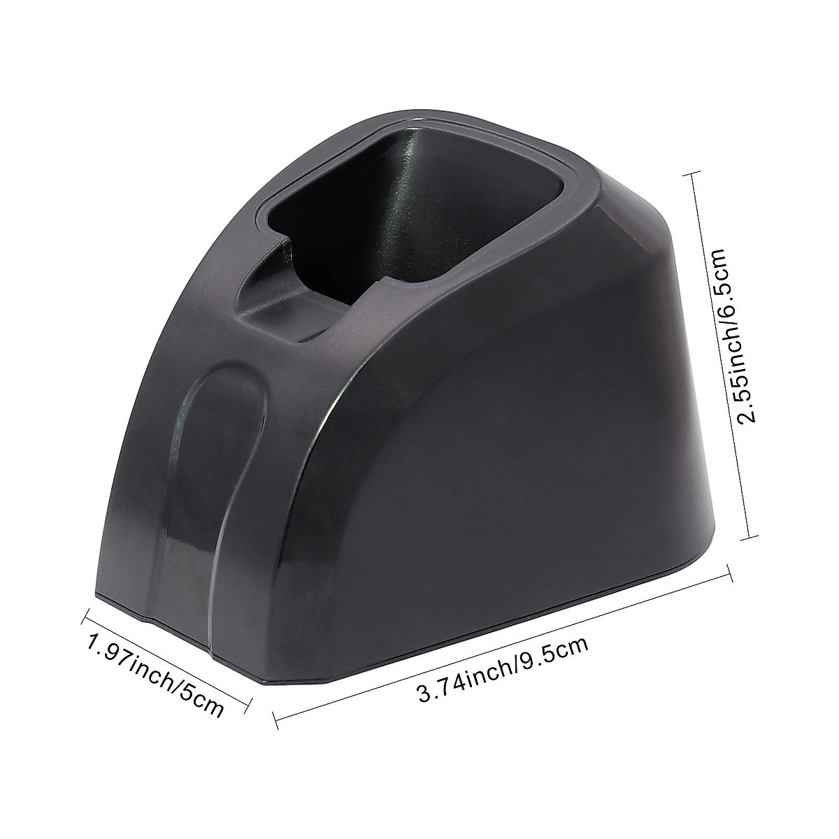 Anrom Hair Clipper Charging Stand, Hair Clipper Vertical Clipper Charging Dock, for Wahl Magic Clip Senior Cordless Hair Clipper #8591#8504#8148 New and Old Versions (Black)