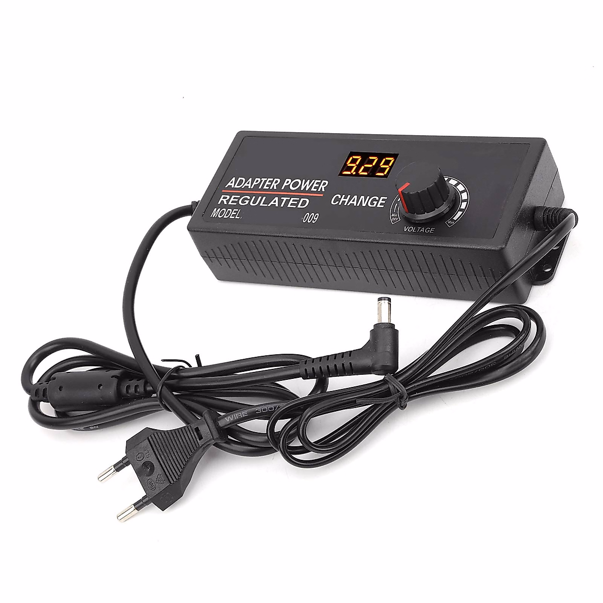 Power Supply Adapter, Power Regulator Adapter Input AC 110-240V Output DC 9‑24V 5A Adjustable Power Switching (US Plug)