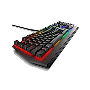 Alienware USB Low-Profile RGB Gaming Keyboard AW410K: Alienfx Per Key RGB LED - Cherry MX Brown Switches