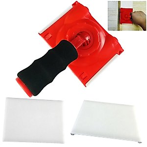 BANCOO RSL43 Paint Edge Trimmer Plus Two Replace Pads | Corner Walls & Ceilings Pad Painter | Paint Pad Applicator | Edge Painting Tool with Painter's Pad Refills | Paint Edger for Wall Painting