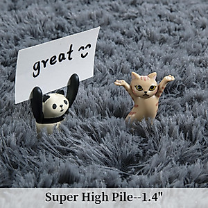 ROYALAY Fluffy Shag Area Rug 9x12 ft Ultra Soft, Extra Large Plush Faux Fur Carpet with Non-Skid Design for Bedroom, Playroom and Living Room Rug, Luxury Room Decor