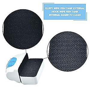 ATPWONZ 2 in 1 Aquarium Fish Tank Clean Kit, Magnet Aquarium Cleaner Scrubber Clean Brush with Double-Sided Aquarium Fish Tank Algae Cleaning Brush for Glass Aquariums