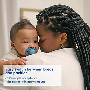 MAM Original Day & Night Baby Pacifier, Nipple Shape Helps Promote Healthy Oral Development, Glows in The Dark, 3 Pack, 6-16 Months, Boy,3 Count (Pack of 1)