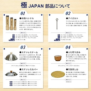 River Light Iron Frying Pan, Extreme Japan, 11.0 inches (28 cm), Induction Compatible, Made in Japan, Wok