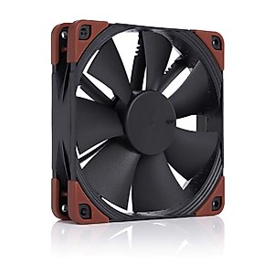 Noctua NF-F12 iPPC-2000 PWM, Heavy Duty Cooling Fan, 4-Pin, 2000 RPM (120mm, Black)