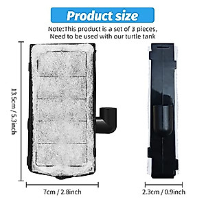 Wedoelsim 3 Pieces Set - Integrated Turtle Tank Filtration Accessories