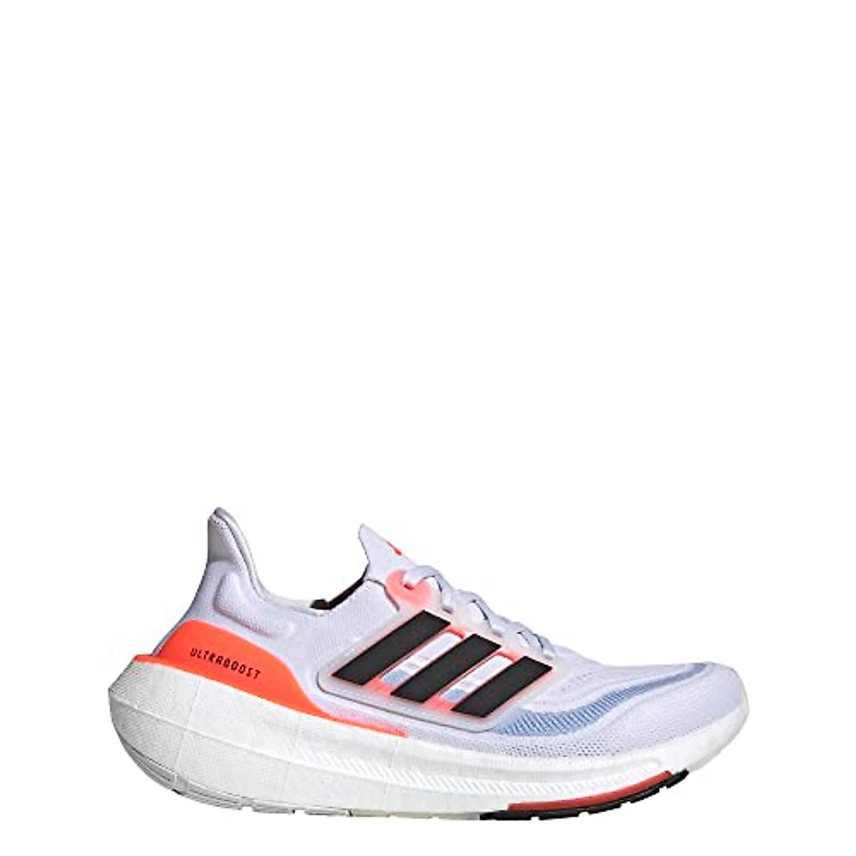 adidas Women’s Ultraboost Light Running Shoes (Ultraboost 23), White/Black/Solar Red, 9.5