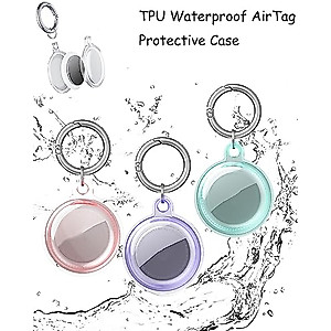 Aecllcea Airtag Holder Dog Collar for Small Medium Large, Airtag Dog Collar Holder Waterproof, Soft Padded Dog Collars with TPU Air Tag Device, Air Tag Dog Collar Waterproof. (S, Pink)