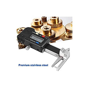 3-in-1 Micro Electronic Digital Caliper Ruler, Inside Diameter, Diameter, Thickness Measuring, 0~25mm Stainless Steel Digital Thickness Caliper, Digital Caliper Gauge for Gemstone & Small Workpiece